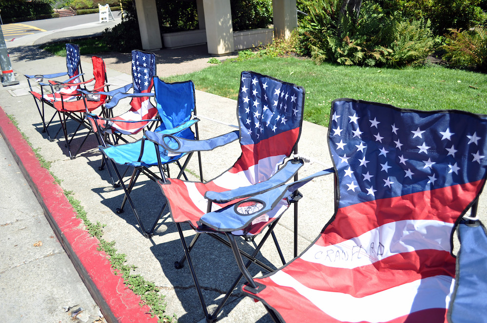Piedmonters prep for July 4th parade: More chairs spotted on Highland ...