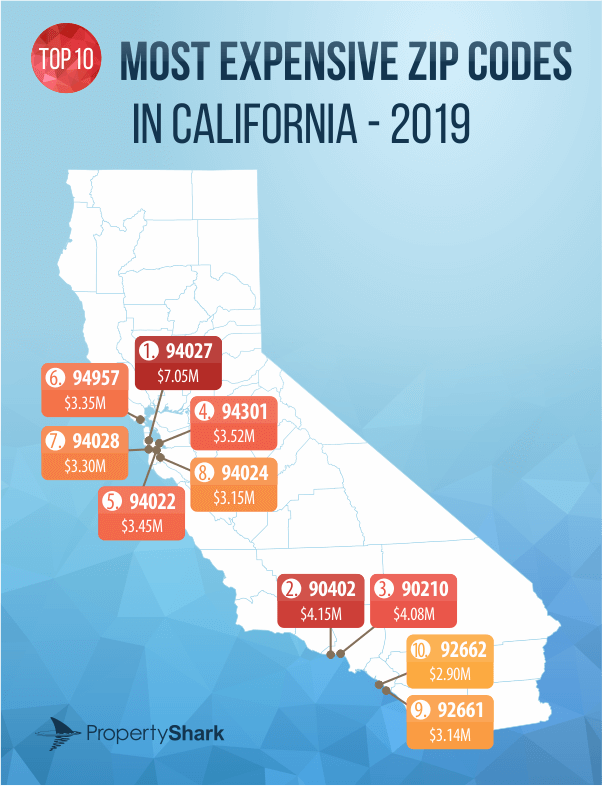 More Than Half Of Most Expensive Zip Codes In The U S Are In The Bay