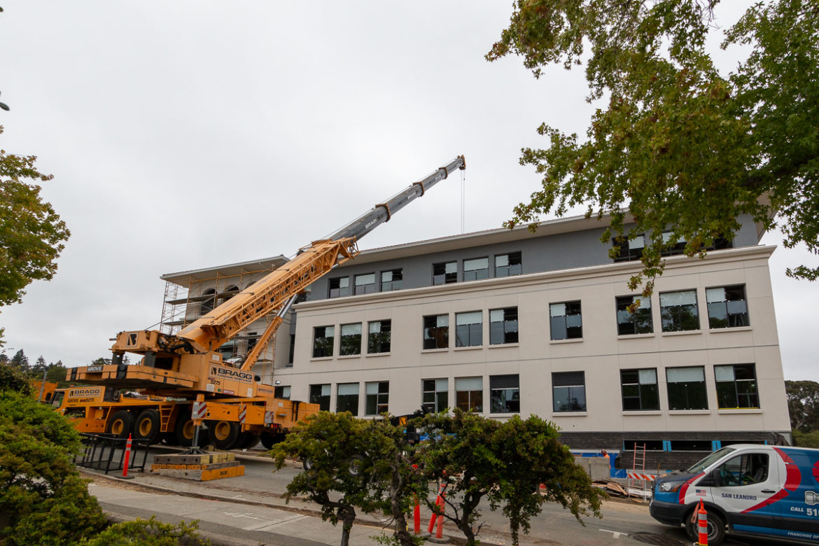 Photos | STEAM building emerges from its shell | Piedmont Exedra
