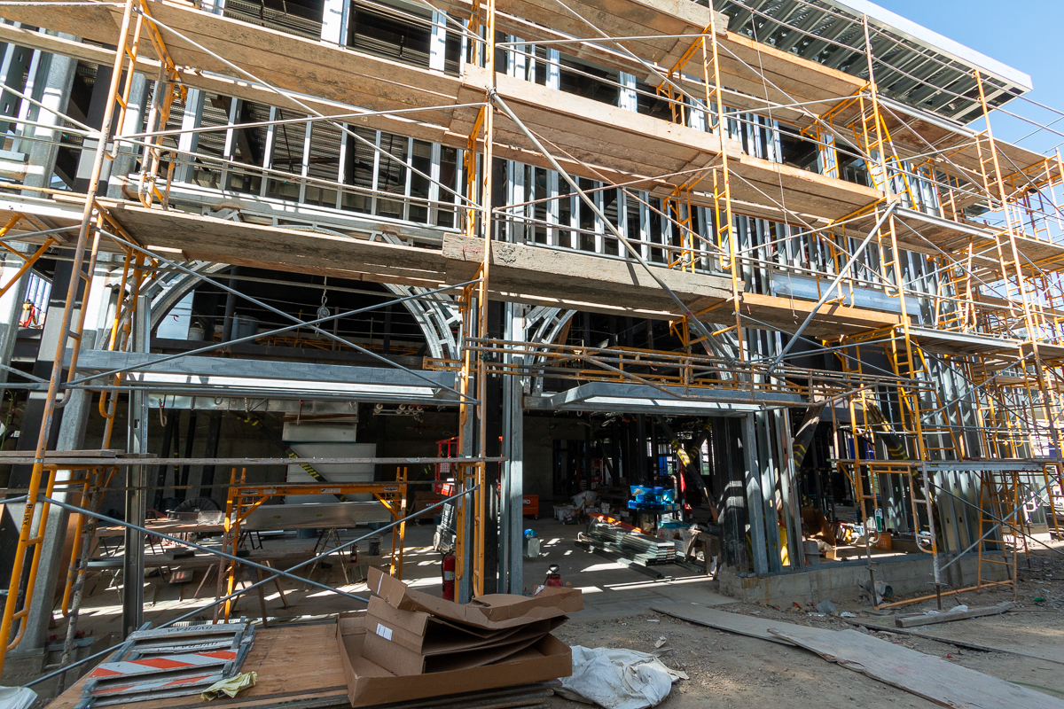 Photos | Theater construction advances | Piedmont Exedra