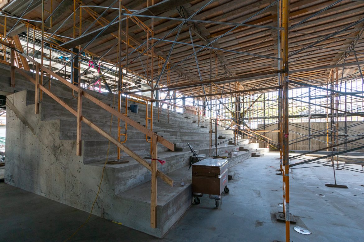 Photos | Theater construction advances | Piedmont Exedra