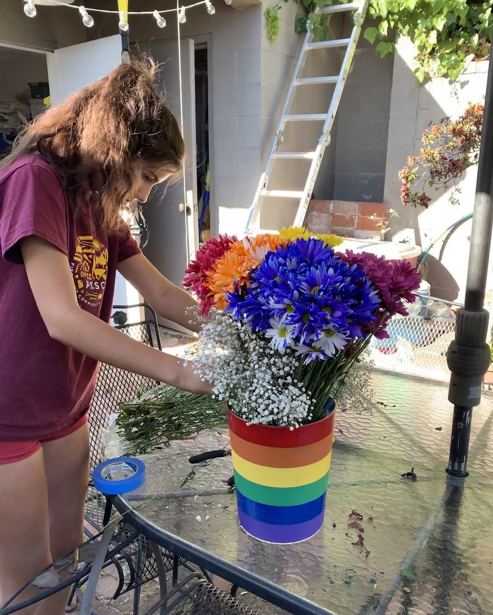 Pride Month flower displays pop up this weekend | Piedmont Exedra