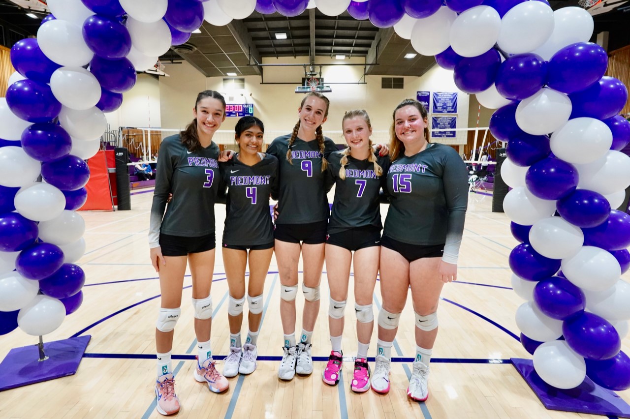 Piedmont girls volleyball wraps up season | Piedmont Exedra