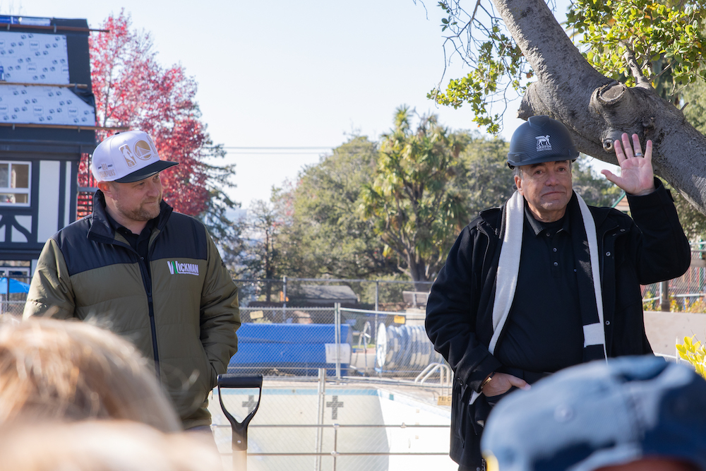 Supporters turn out for pool groundbreaking ceremony | Piedmont Exedra
