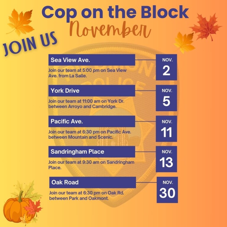 Piedmont Police host ‘Cop on the Block’ events | Piedmont Exedra