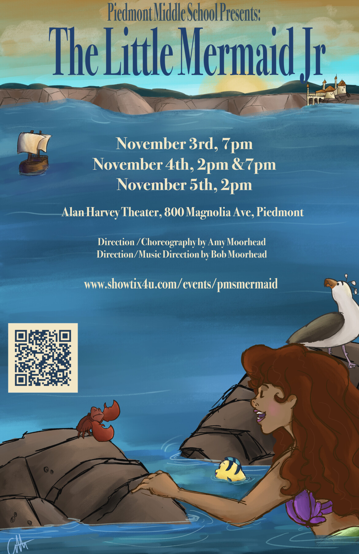 PMS presents Disney’s ‘The Little Mermaid Jr’ Nov. 3 – 5 | Piedmont Exedra