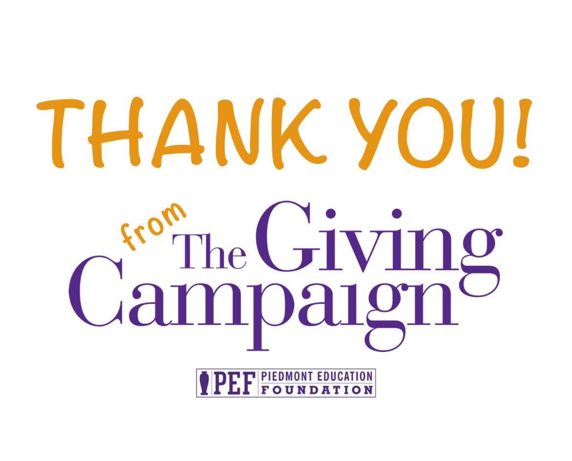 PEF thanks the 1,164 families who gave to this year’s Giving Campaign ...