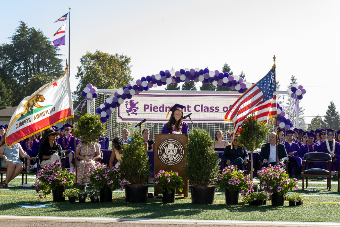 Milestones | PHS Class of 2024 graduation | Piedmont Exedra