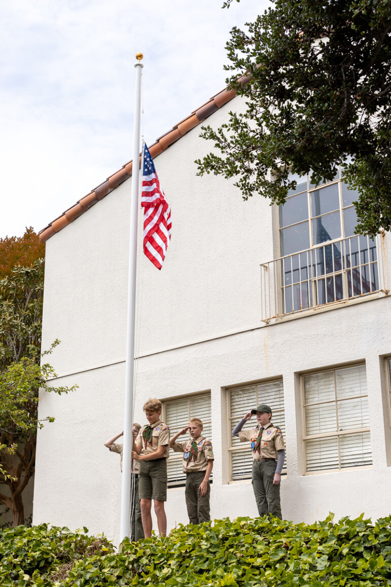 Photos | Piedmont honors memory of Justice Carl Anderson with flagpole ...