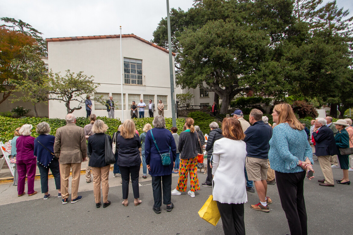 Photos | Piedmont honors memory of Justice Carl Anderson with flagpole ...