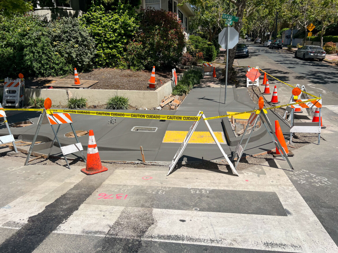 Grand Avenue paving, pedestrian safety project continues apace ...