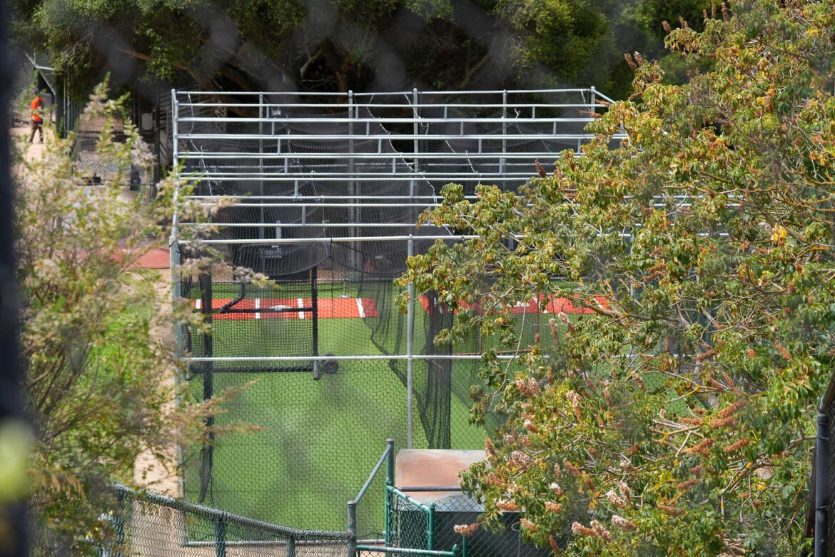 New Coaches Field batting cages ready for action | Piedmont Exedra
