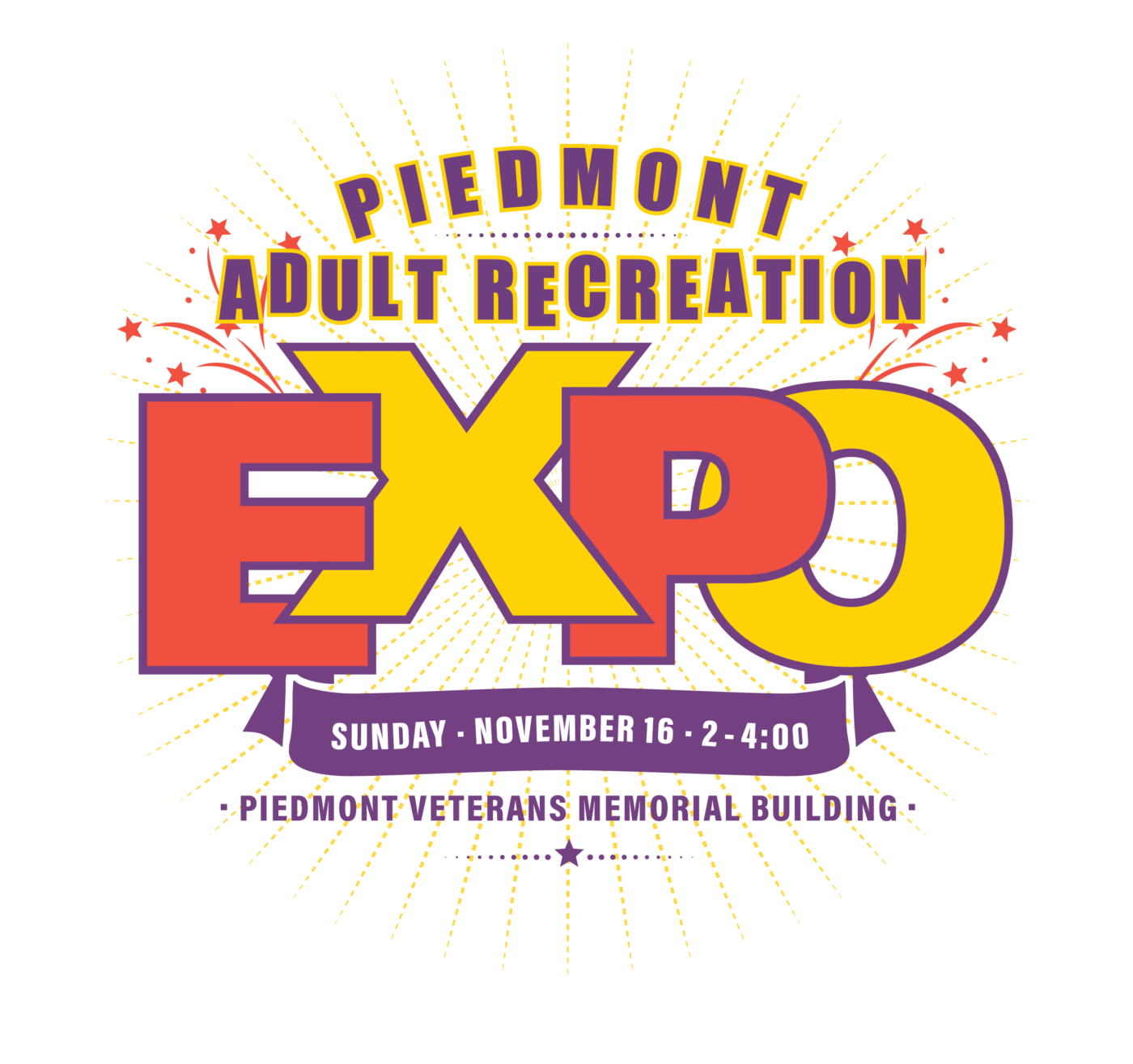 Be part of the second annual Piedmont Adult Recreation EXPO | Piedmont ...