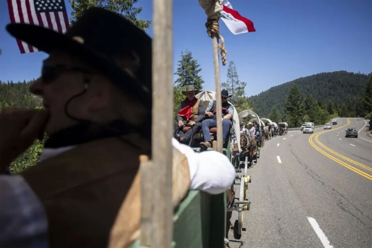 Happy trails: Highway 50 wagon train marks 77th year of Gold Rush ...